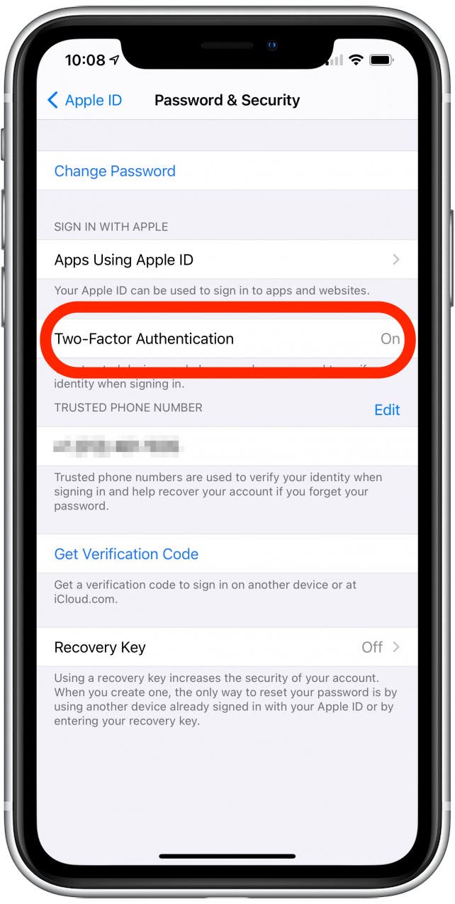 iPhone Security: How to Set Up Two-Factor Authentication