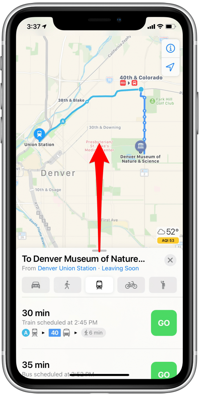 How to Get Public Transit Directions in Apple Maps on the iPhone