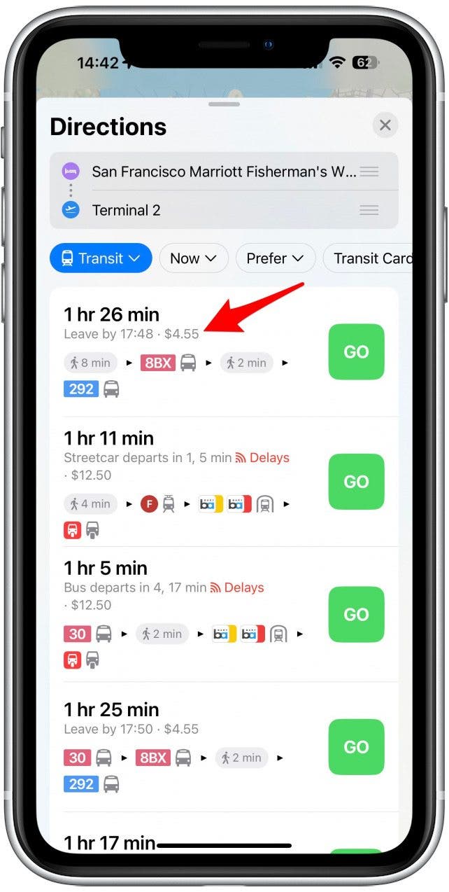 How to Refill Your Transit Card from Maps on iPhone