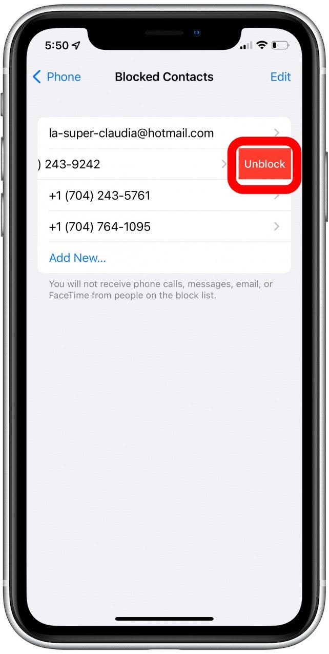 How to Block & Unblock Numbers & Contacts on iPhone | www.iphonelife.com