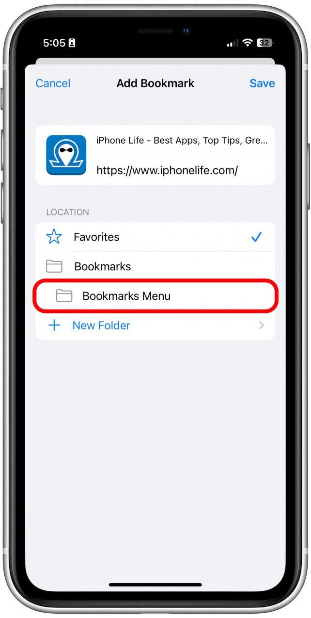 How to Bookmark a Page on Your iPhone in the Safari App | www ...