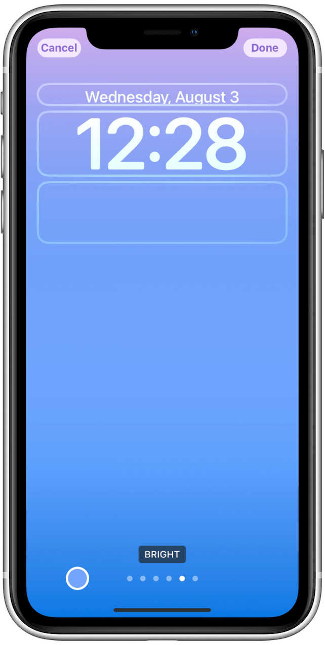 How to Change Lock Screen on iPhone to a Gradient Color