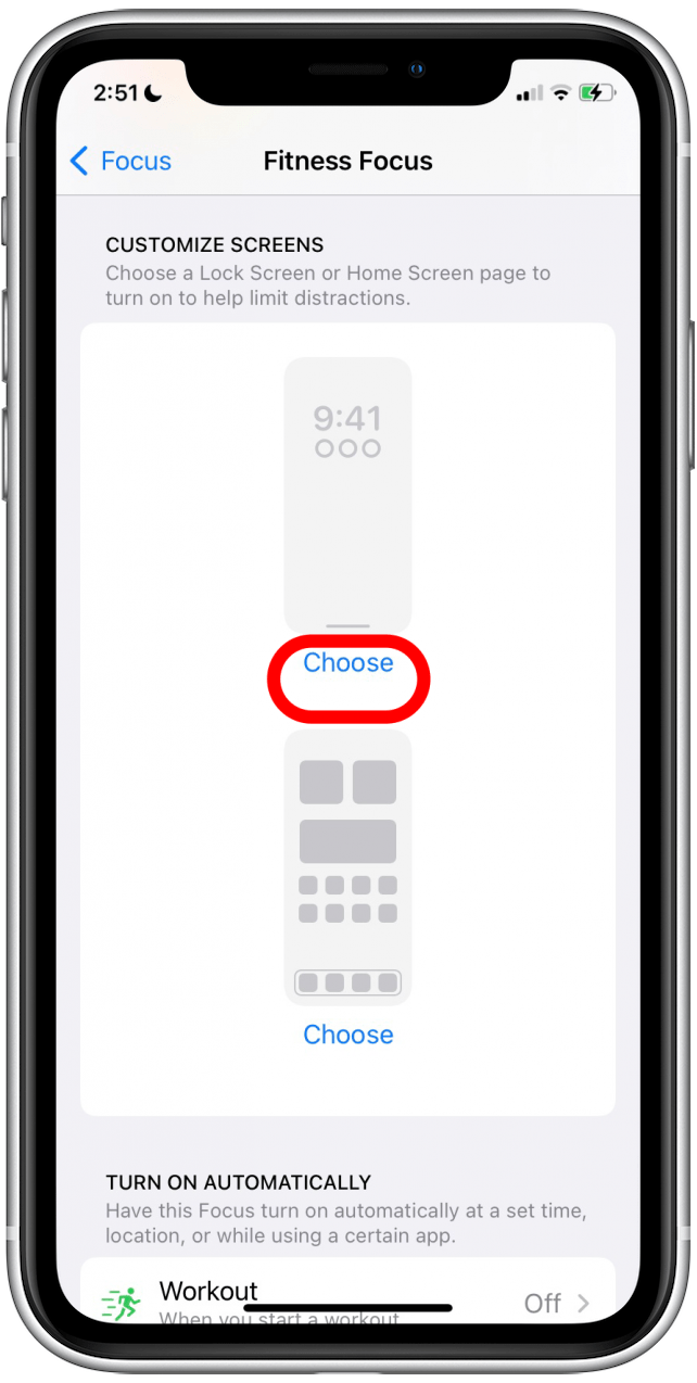 How to Set Lock Screen to Display a Focus (iOS 16)