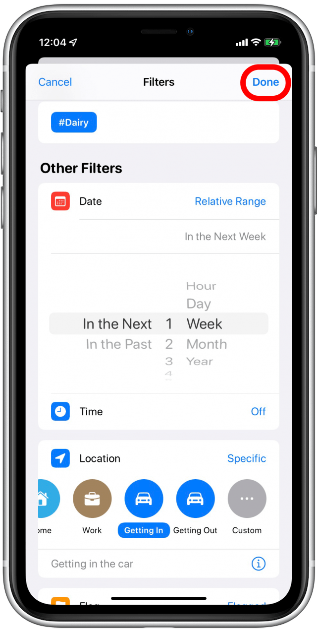 Create a Smart List in the Reminders App