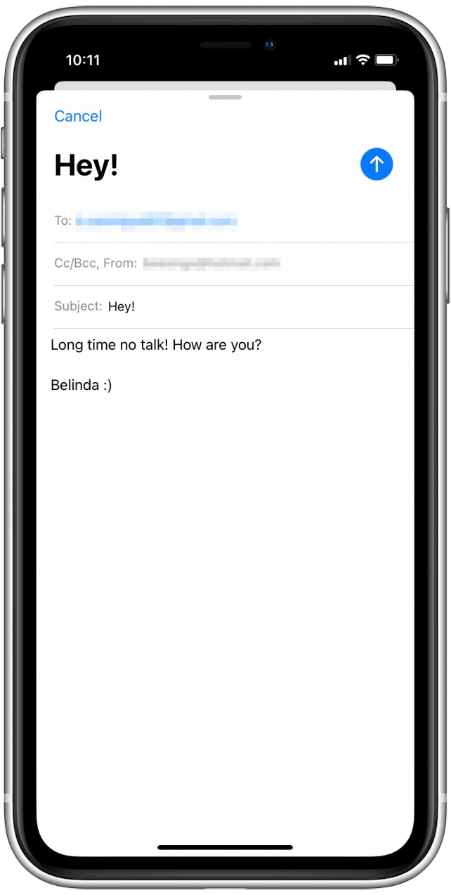 Schedule an Email in Apple Mail on Your iPhone (iOS 16)