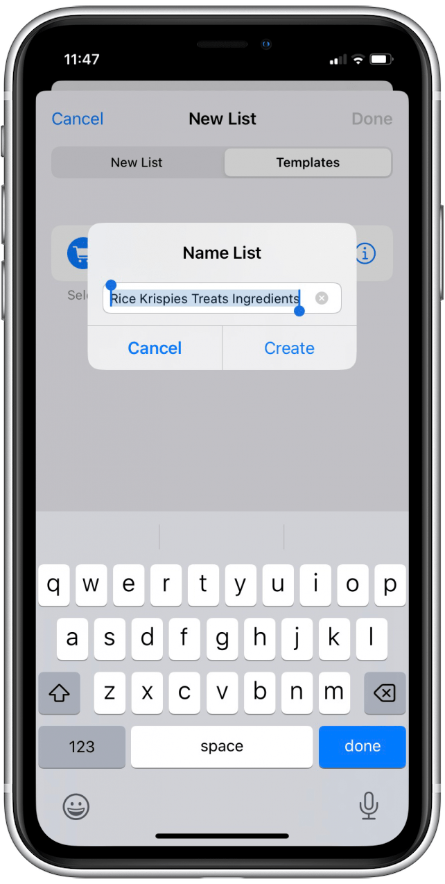 How to Create Reminders Templates for iPhone