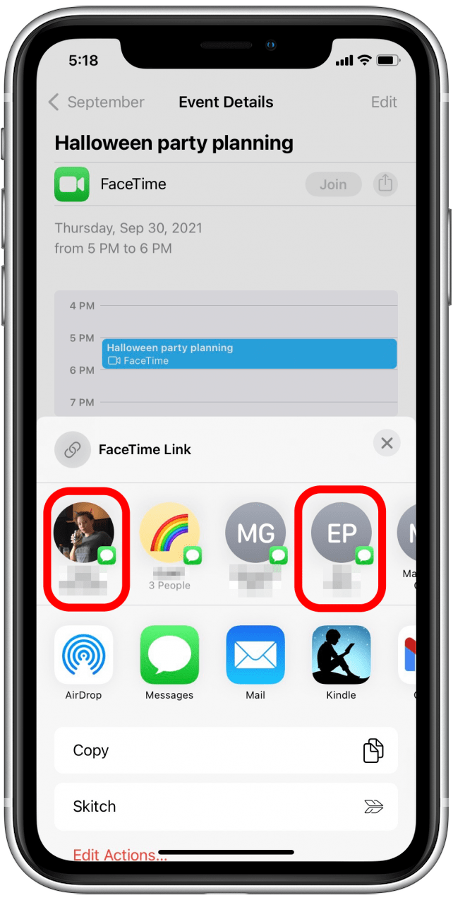 How to Schedule a FaceTime Calendar Invite