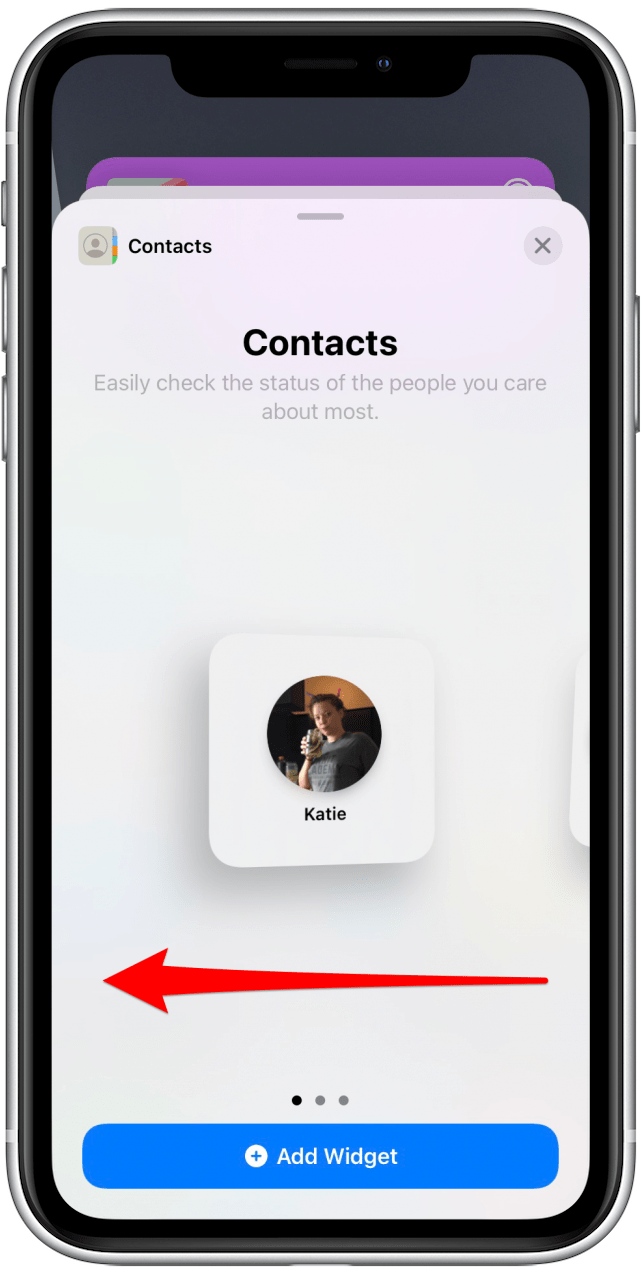 Keep Favorite Contacts on iPhone Home Screen with Contacts Widget