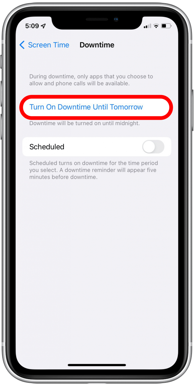 How to Set Downtime in Screen Time Settings on Your iPhone & iPad