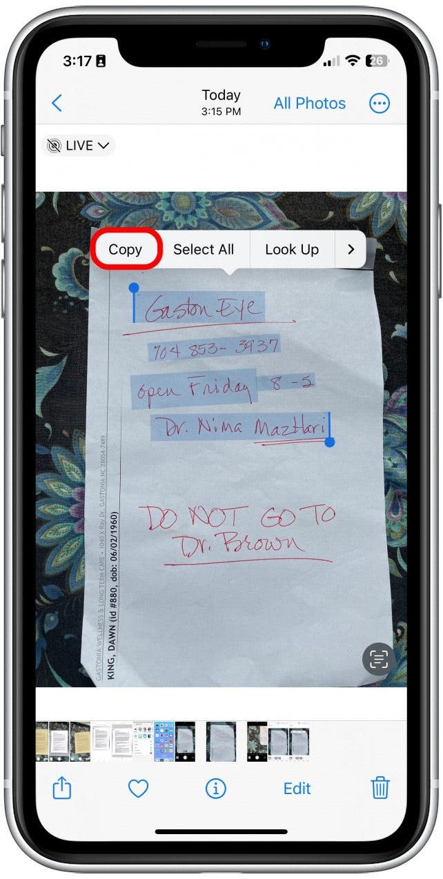 How to Copy Text from a Picture on iPhone Quickly