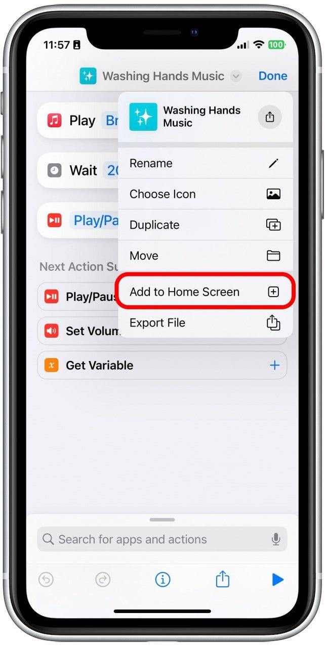 Create a Hand-Washing Song with This Shortcut