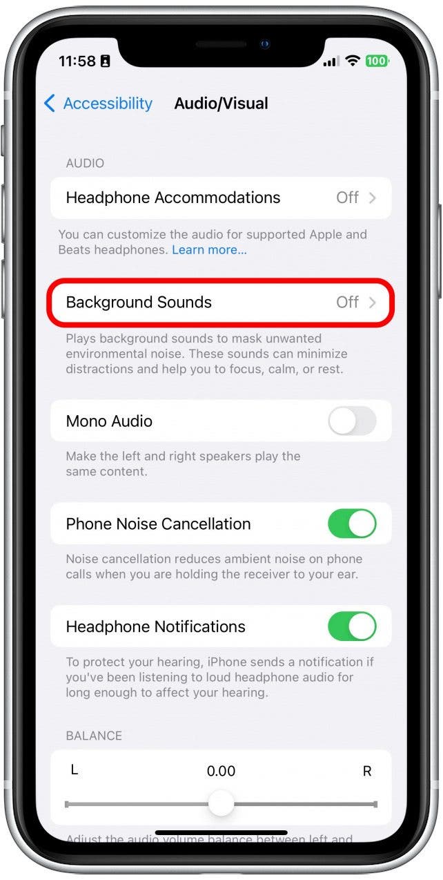 How to Use the iPhone’s White Noise Machine