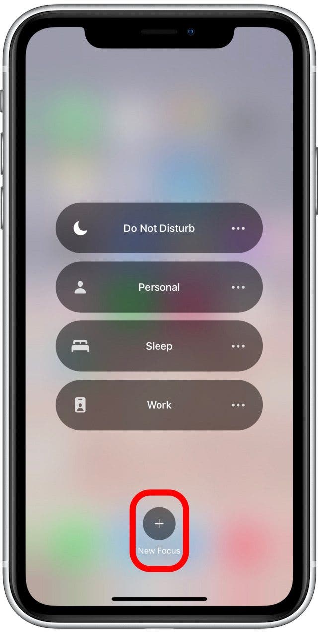 How to Create a Custom Focus Mode