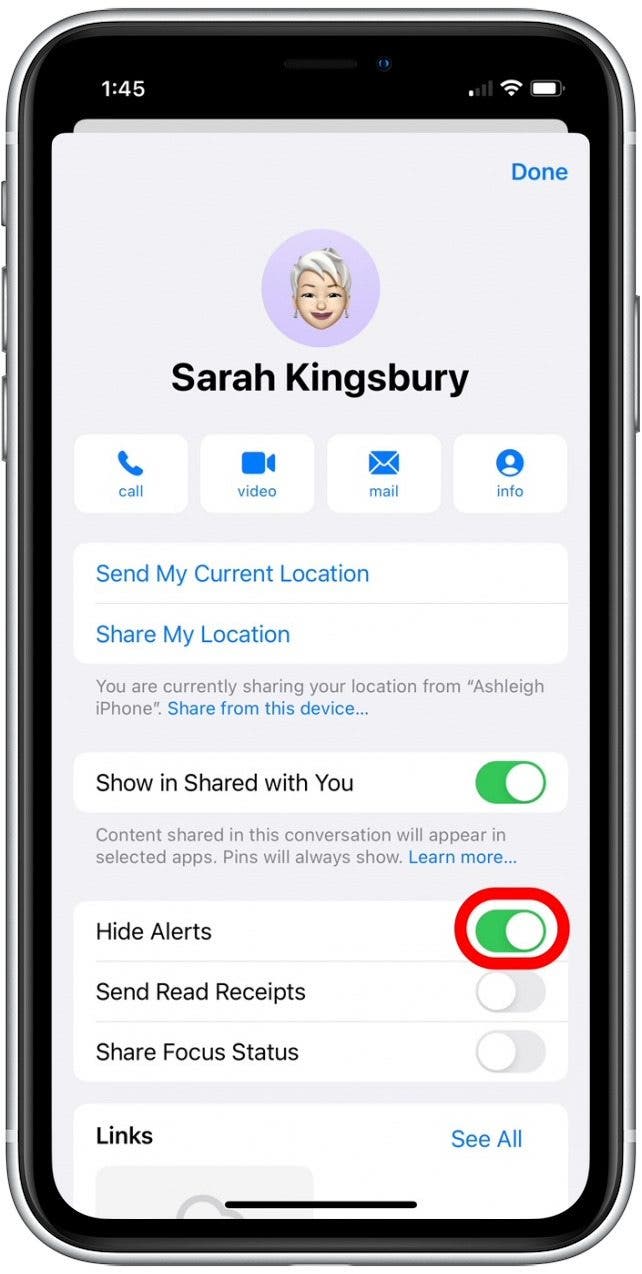 Put on do not disturb on mac for imessage - billasql