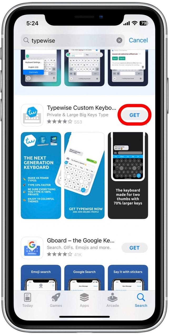 How to Make the Keyboard Bigger on Your iPhone | www.iphonelife.com