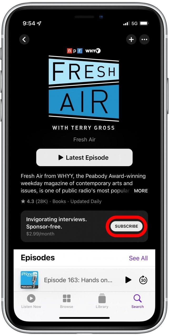 How to Subscribe to Podcast on iPhone or iPad