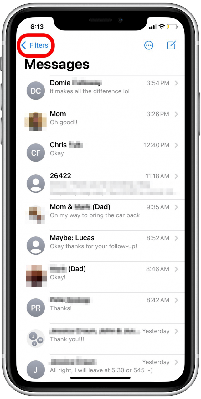 How To Filter Unknown And Known Senders In Messages On Your Iphone