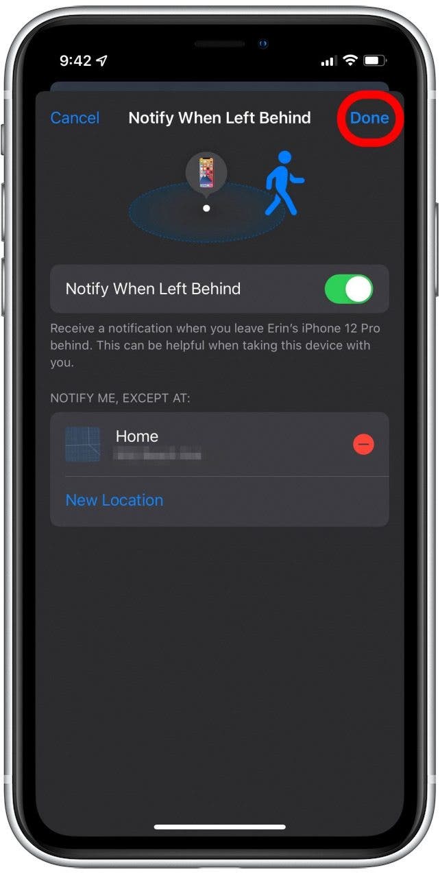 How to Disable Device Left Behind Alerts on iPhone (iOS 15)
