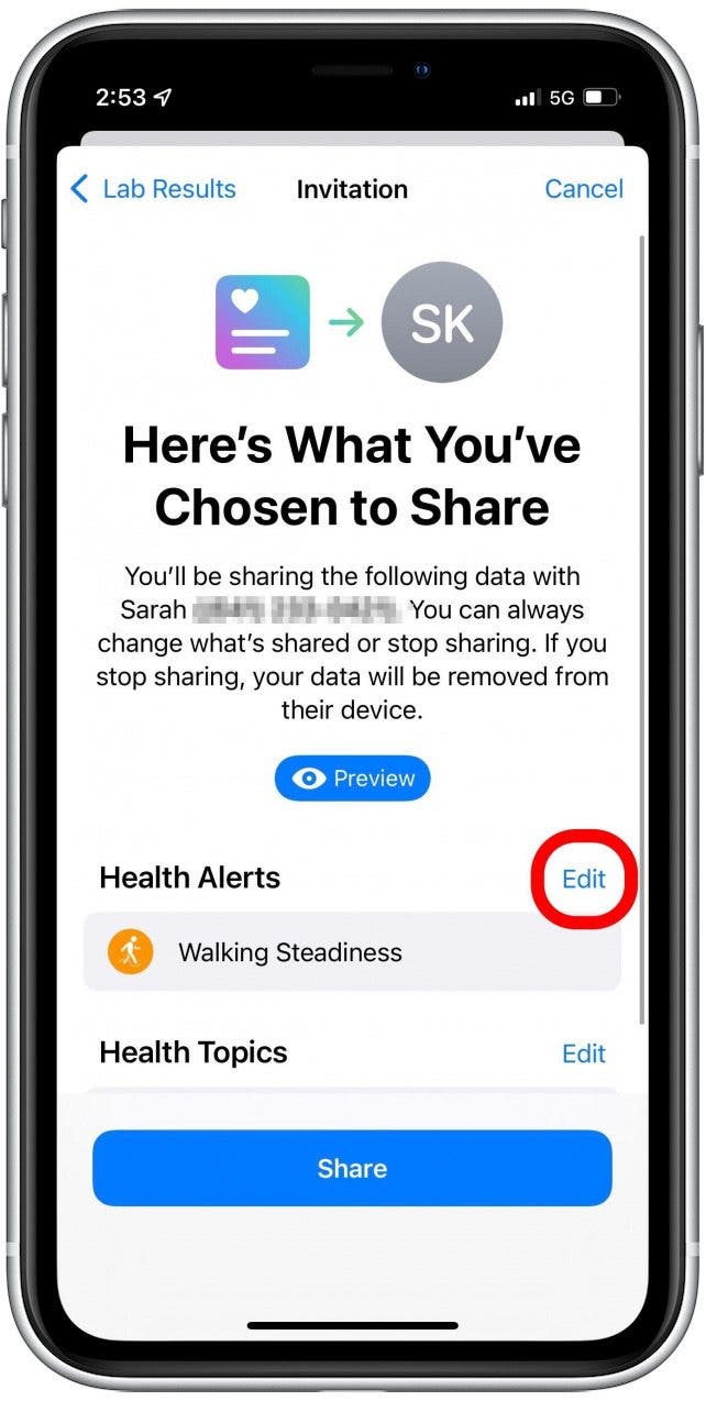 How to Share Health Data with Friends or Family in the Health App