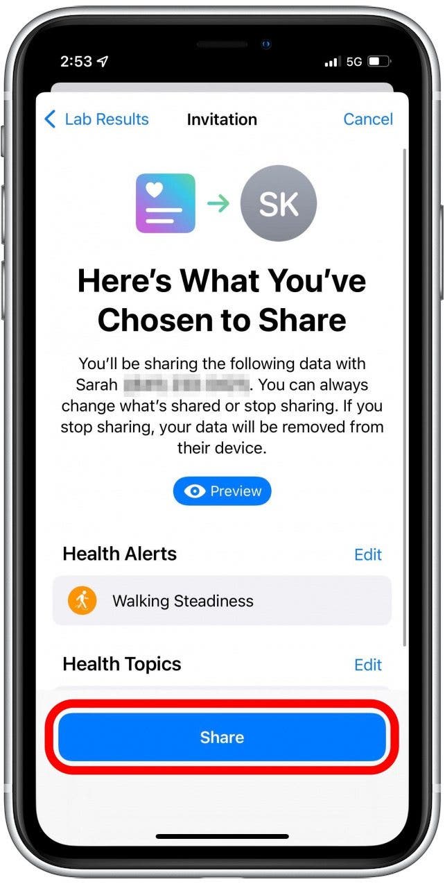 How to Share Health Data with Friends or Family in the Health App