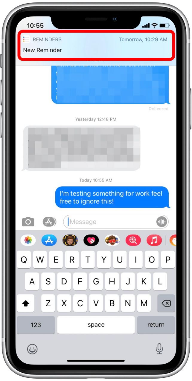 How to Set a Reminder for When You Message Someone
