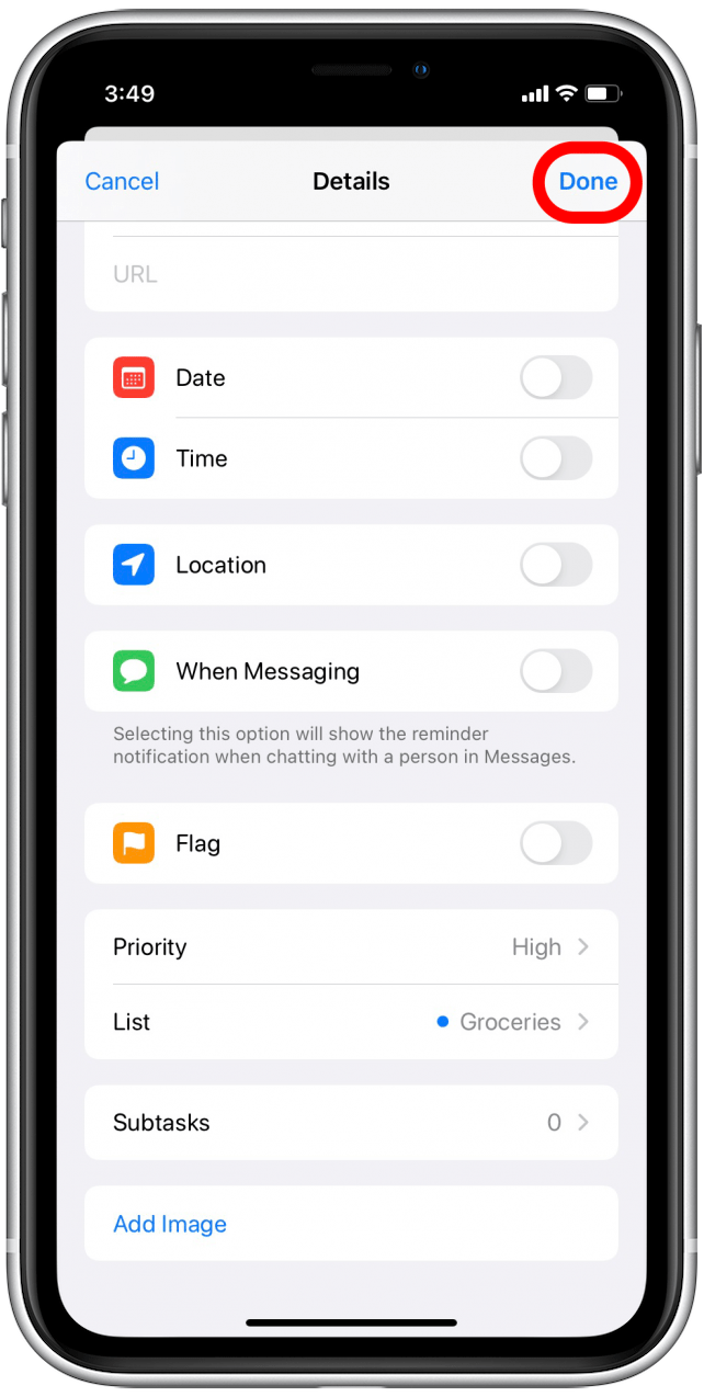 How to Set a Priority Reminder on iPhone