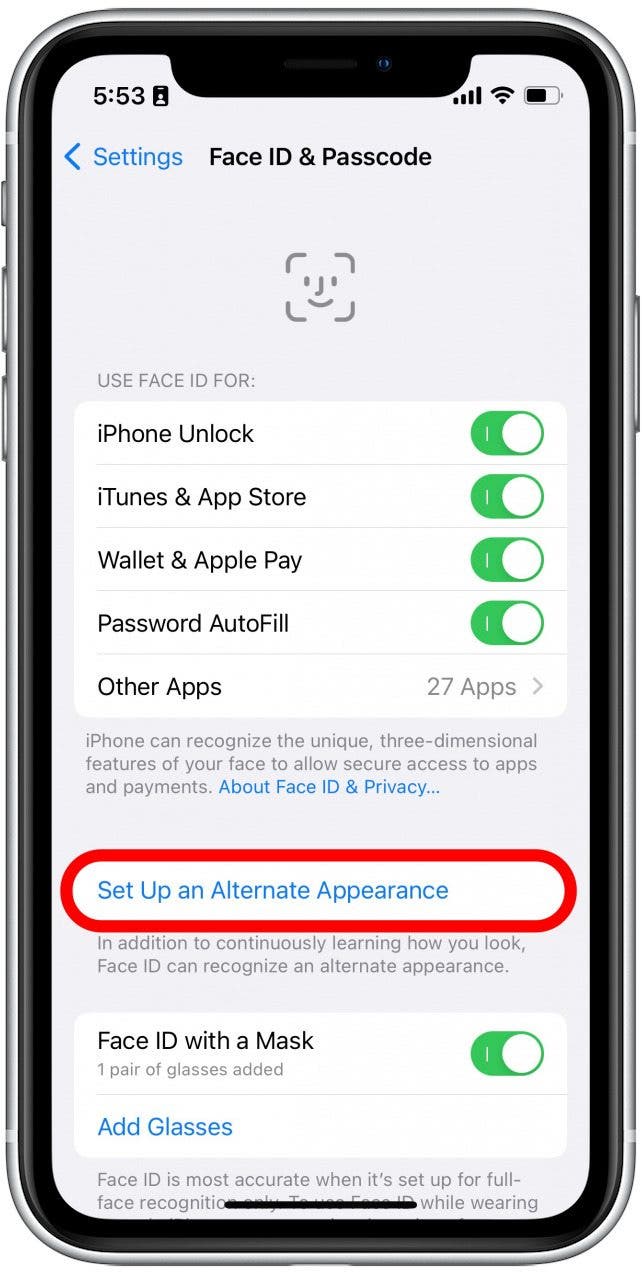 How to Add Another Face ID to iPhone