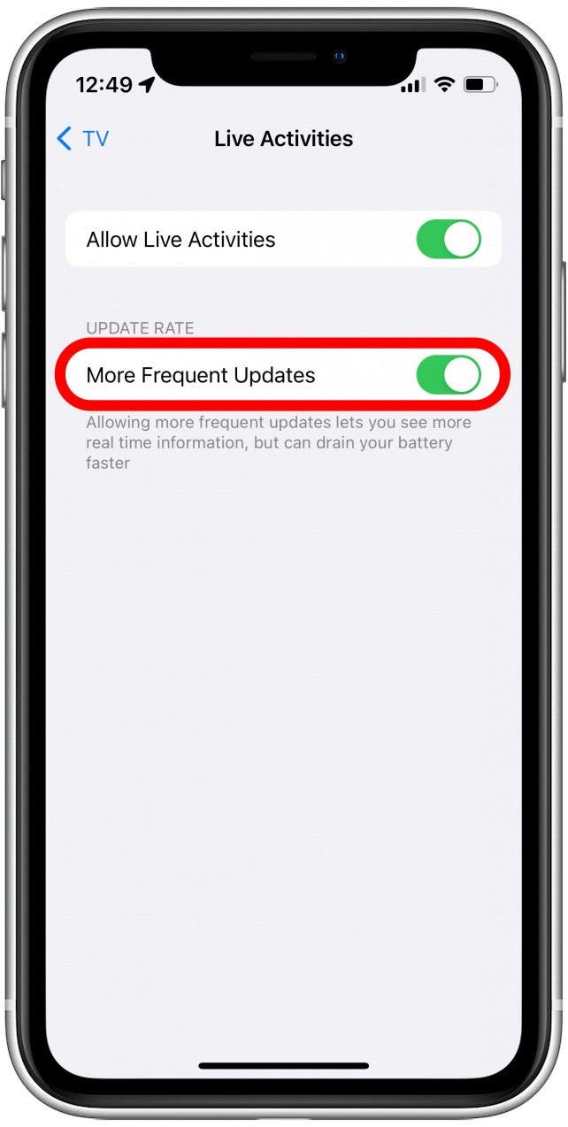 Live Activities on iPhone: Enable More Frequent Updates Live Activities on iPhone: Enable More Frequent Updates