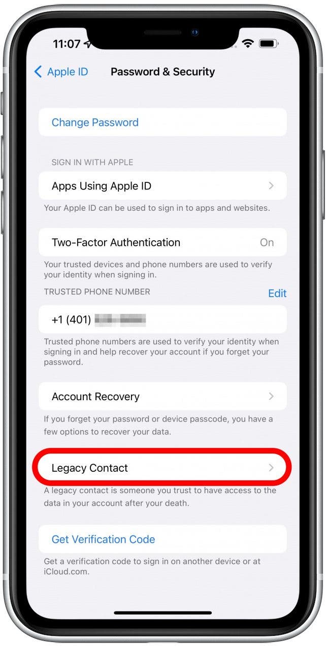 How Do I Set Up Apple Digital Legacy Contact on iPhone?
