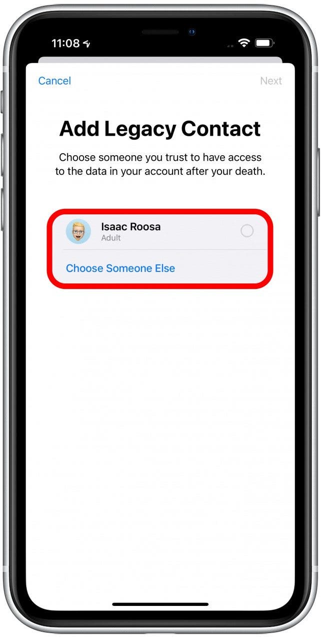 How Do I Set Up Apple Digital Legacy Contact on iPhone?