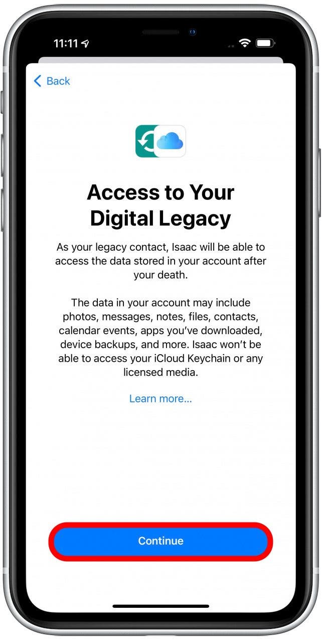 How Do I Set Up Apple Digital Legacy Contact on iPhone?