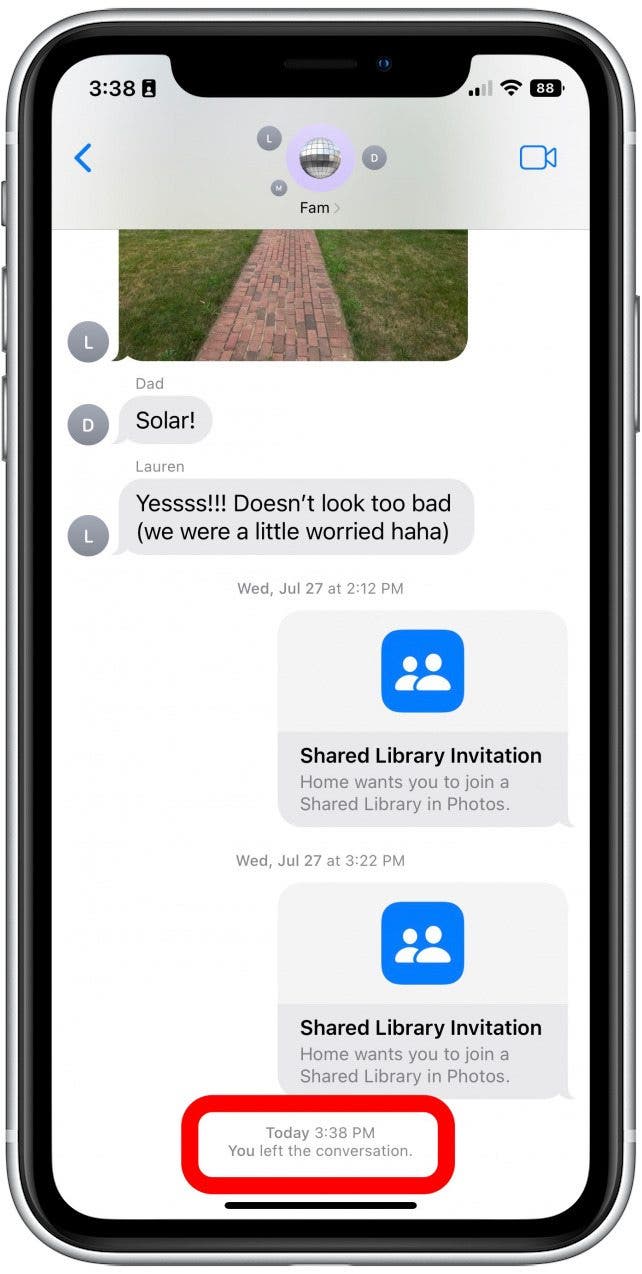 How to Leave a Group Text on iPhone | www.iphonelife.com