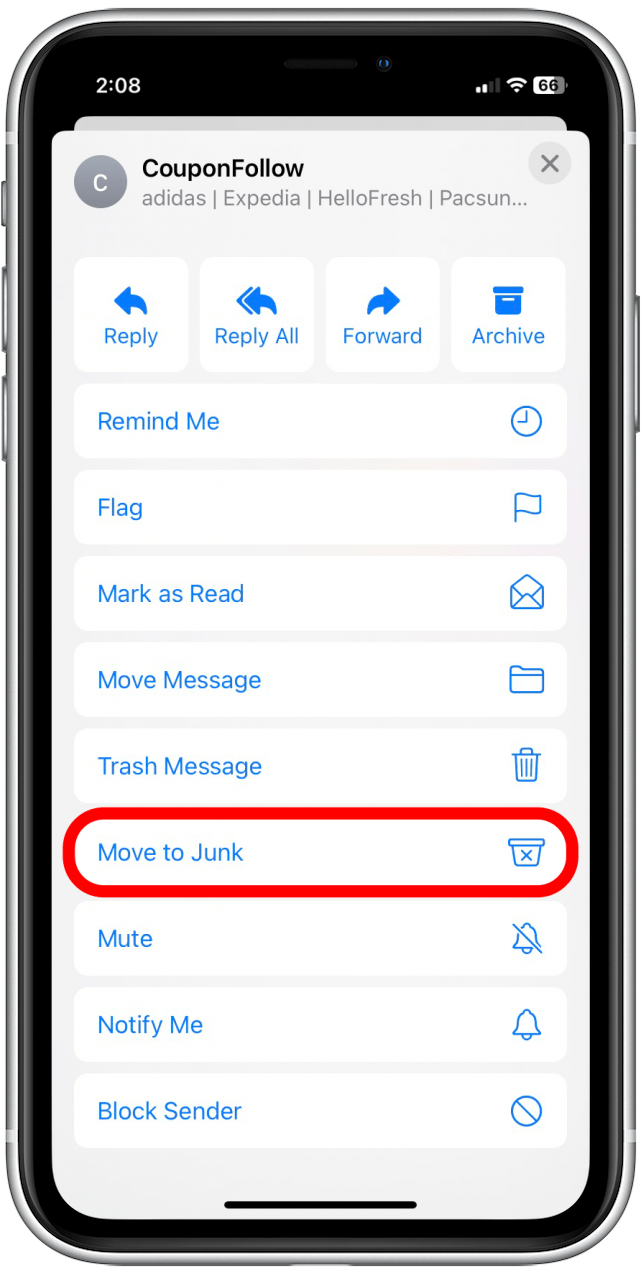 How to Move Mail to Junk Folder on iPhone