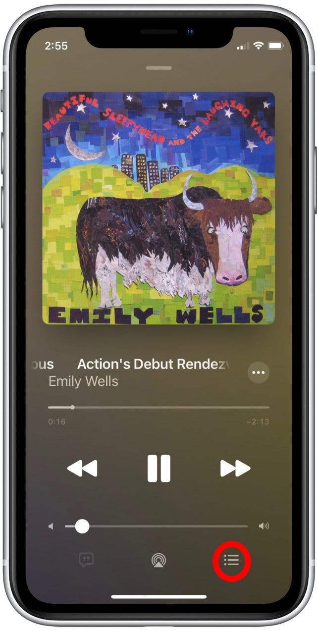 How to Queue Up a Song to Play Next in the iPhone Music App