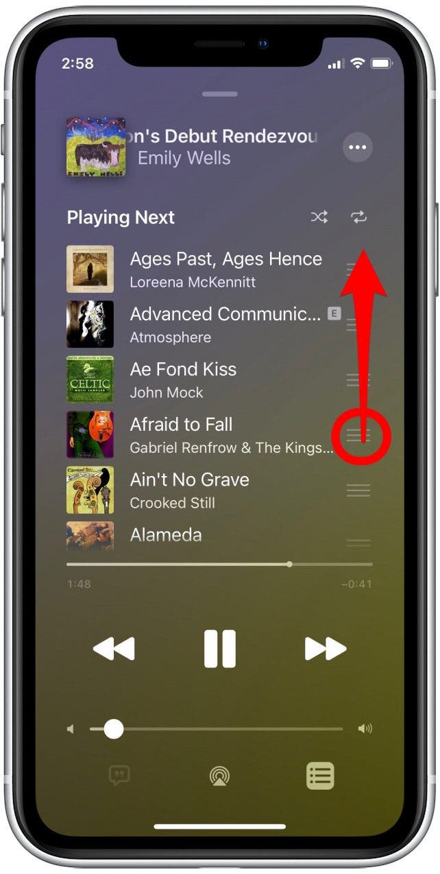 How to Queue Up a Song to Play Next in the iPhone Music App