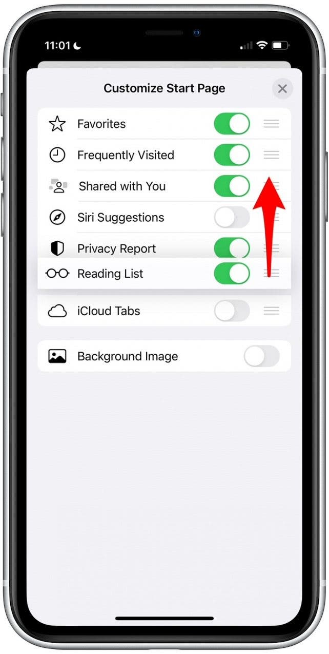 How to Customize Safari Start Page