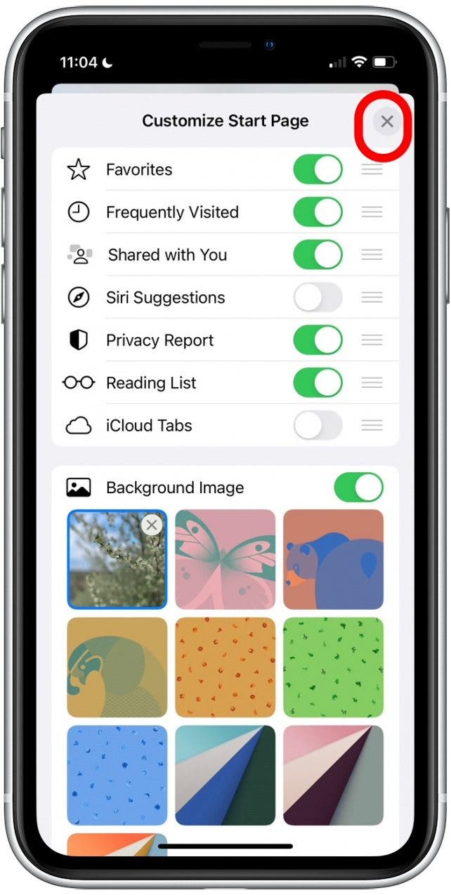 How to Customize Safari Start Page