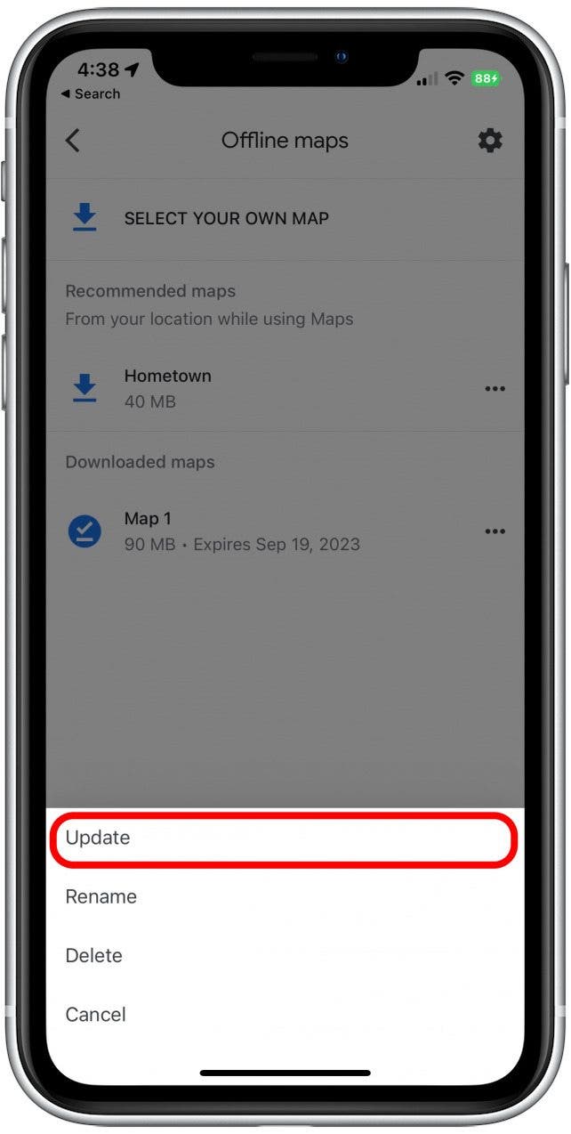 How to Use Google Maps Offline | www.iphonelife.com