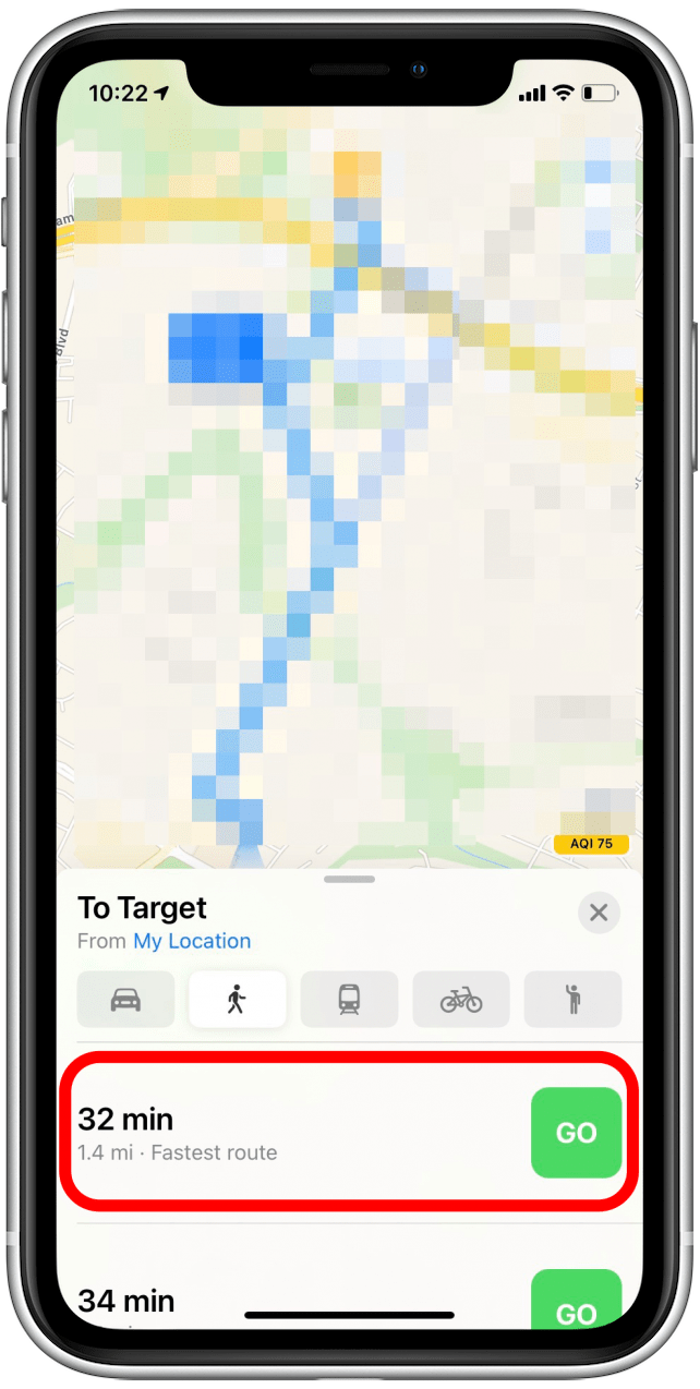 Share ETA When You Get Walking or Cycling Directions in Apple Maps