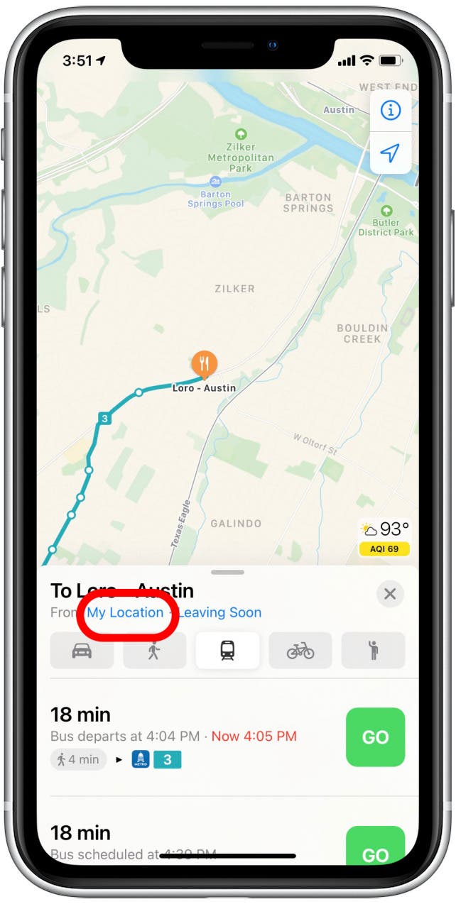 How to Get Public Transit Directions in Apple Maps on the iPhone