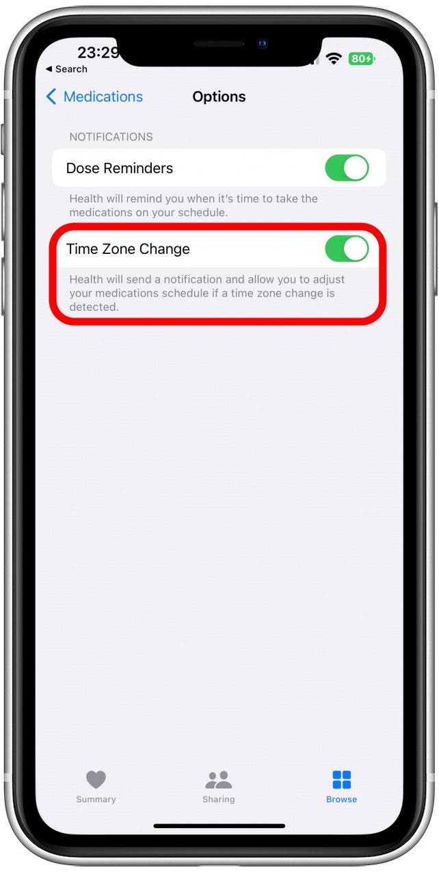 How to Set Reminders for Medications or Change Frequency