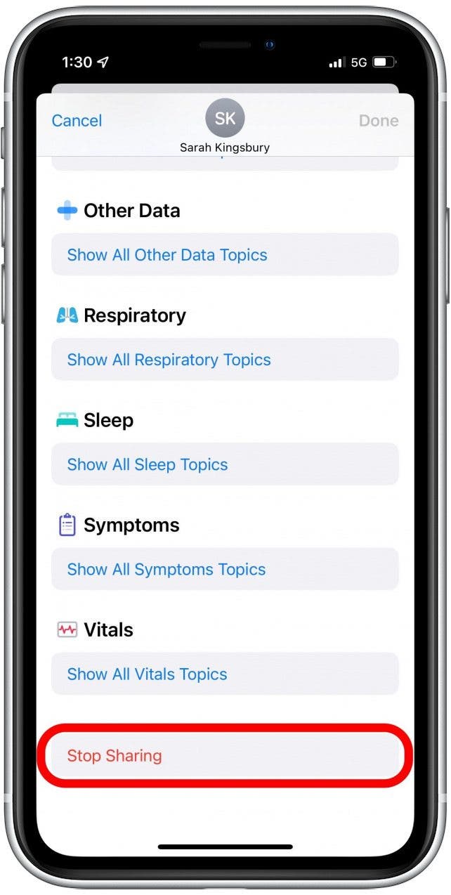 How to Manage or Stop Sharing iPhone Health App Data