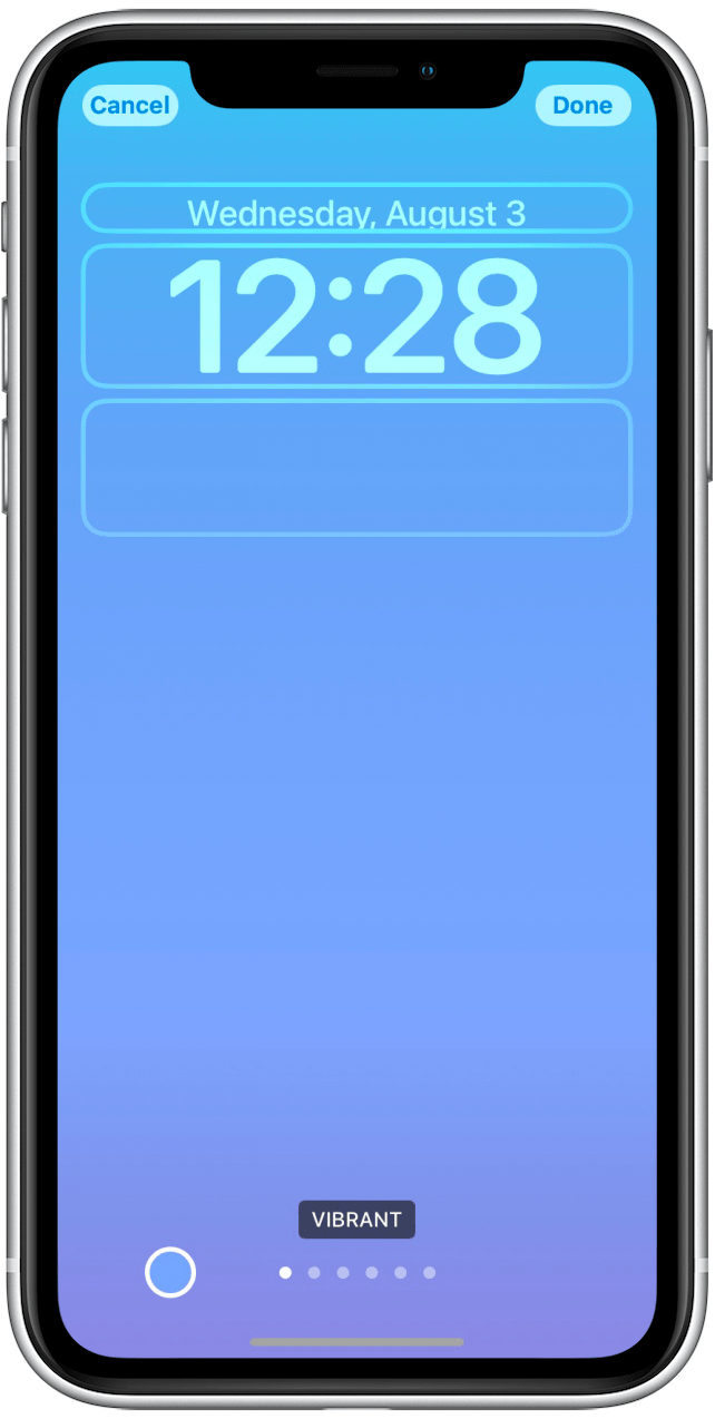 How to Change Lock Screen on iPhone to a Gradient Color