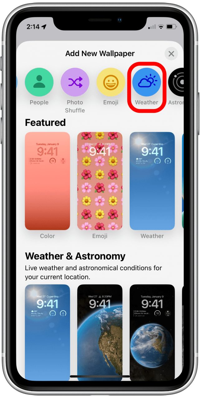 How to Create a Weather Lock Screen on iPhone