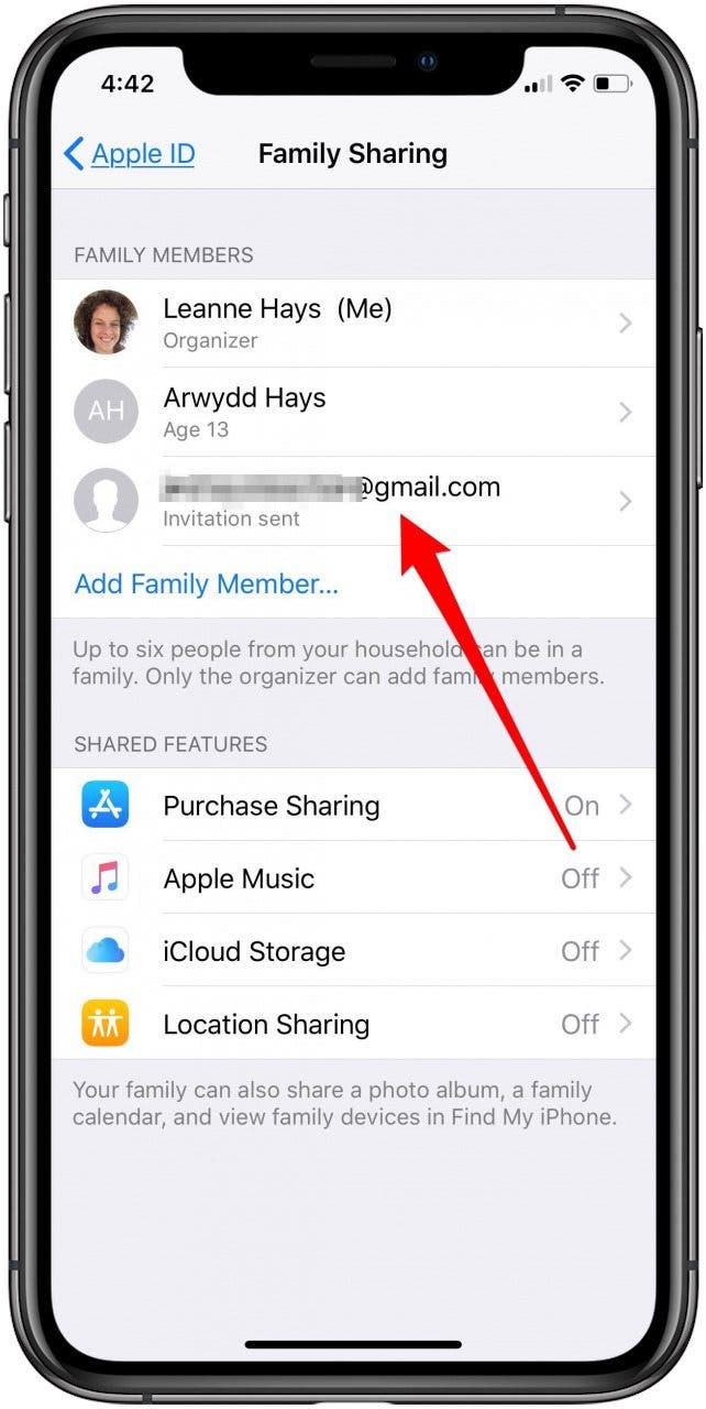How to Send & Accept Family Sharing Invitations on Your iPhone (Updated ...