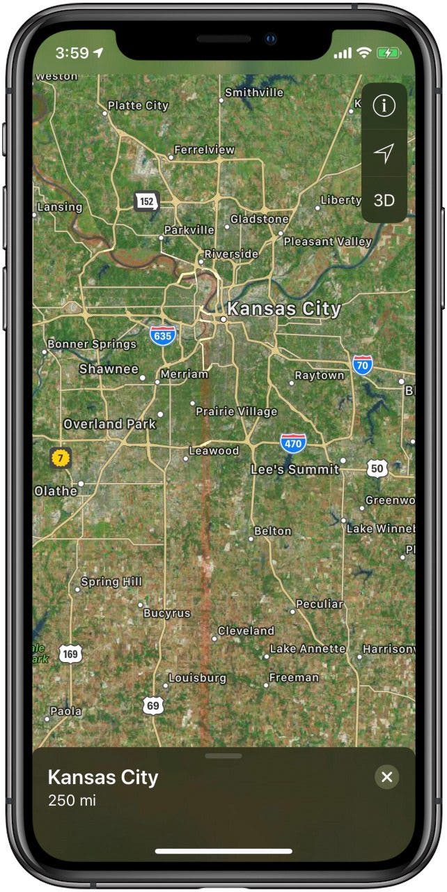 How to Switch to Satellite View in Apple Maps on the iPhone