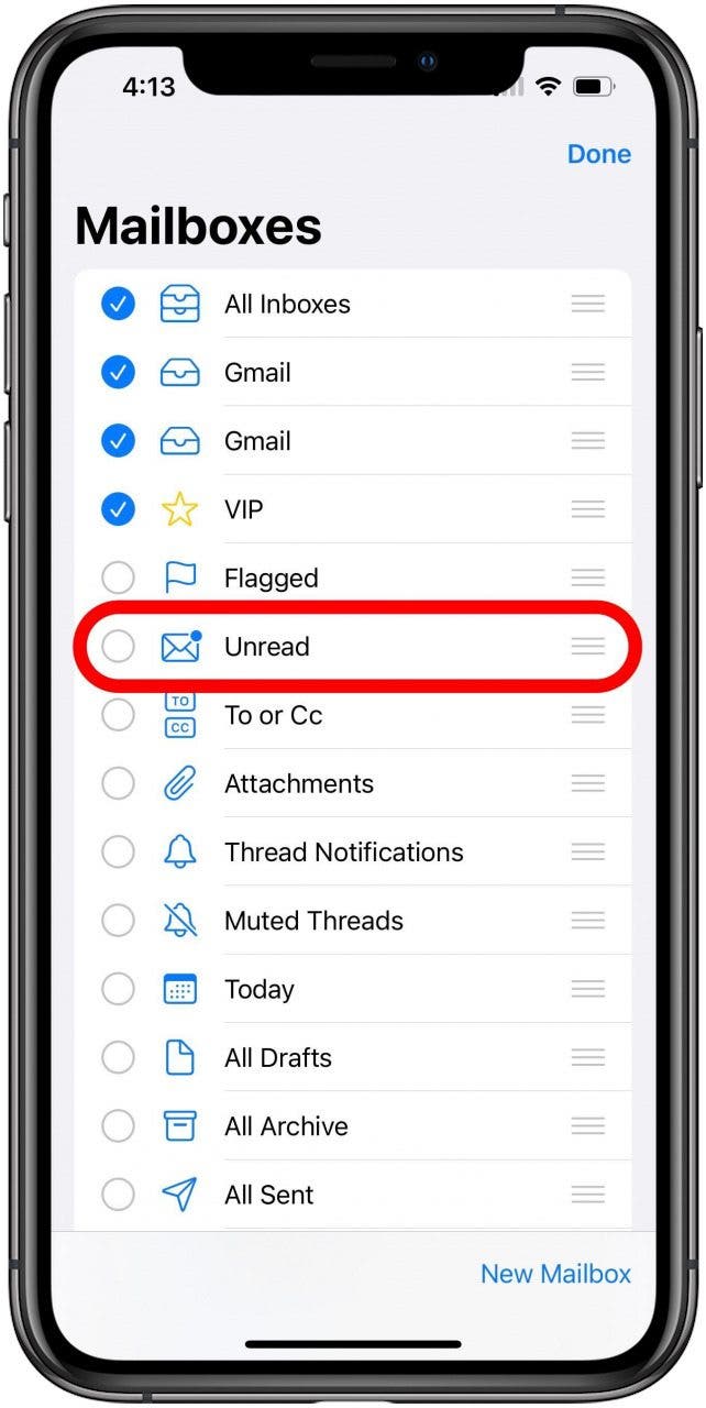 How to See Only Unread Emails on iPhone's Mail App