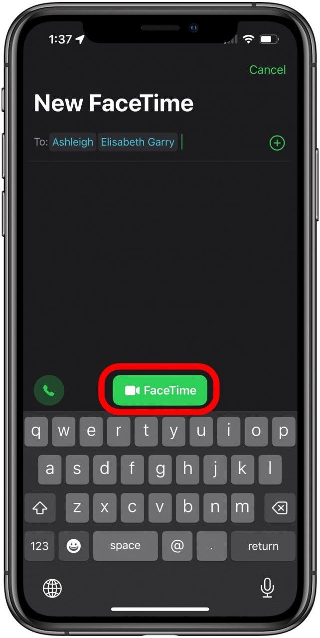 How to Group FaceTime on iPhone