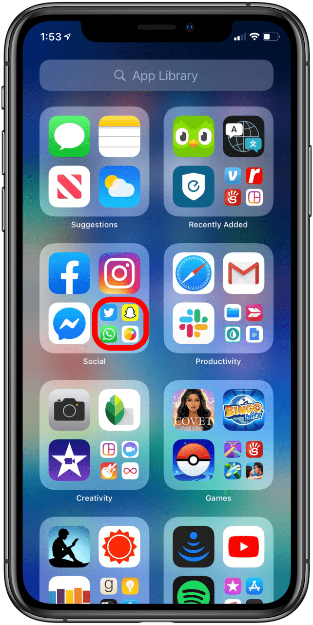 How to Use the iPhone App Library