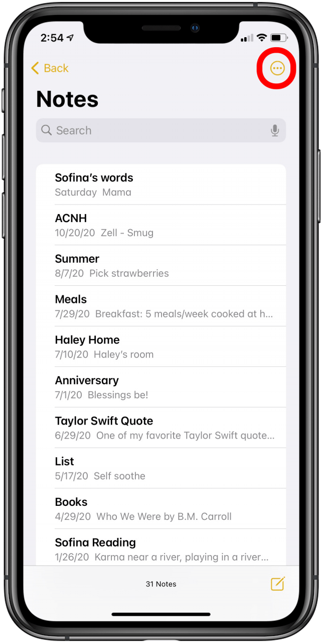 How to View Notes in Gallery View in the Notes App
